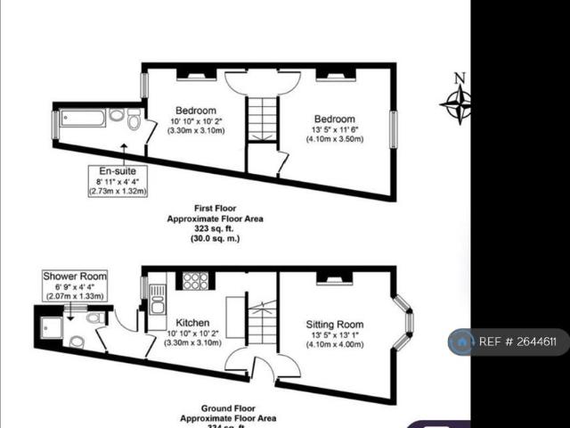 2 bedroom end of terrace house to rent