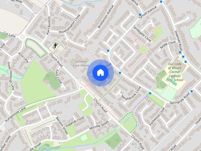 2 bedroom end of terrace house to rent