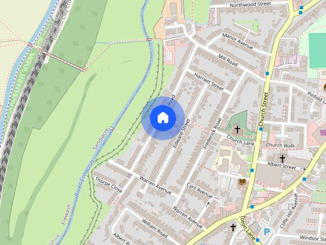 2 bedroom end of terrace house to rent
