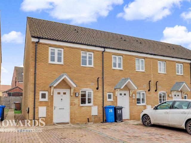 2 bedroom end of terrace house to rent