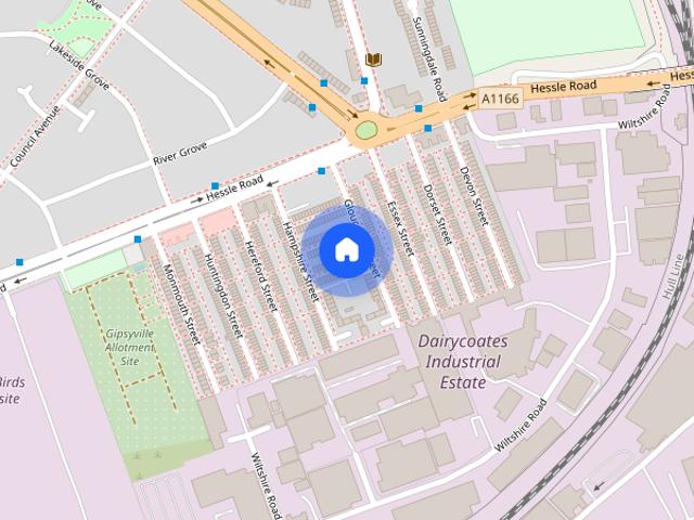 2 bedroom end of terrace house to rent
