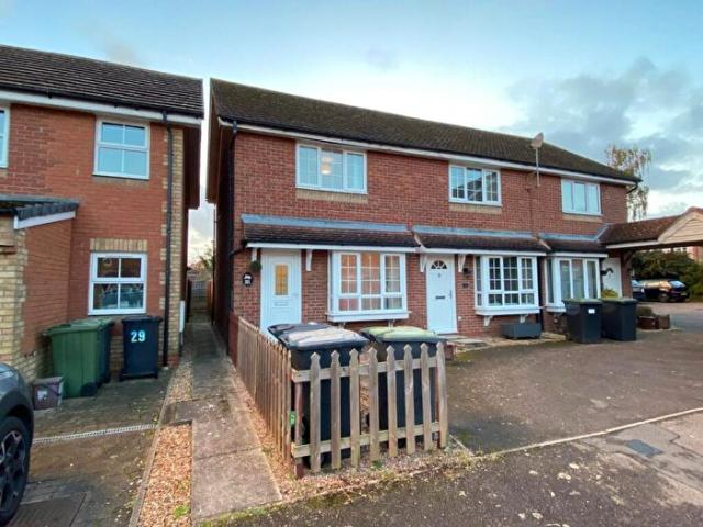 2 Bedroom End Of Terrace House To Rent In Chandlers Close, Marston Moretaine, Bedford, MK43