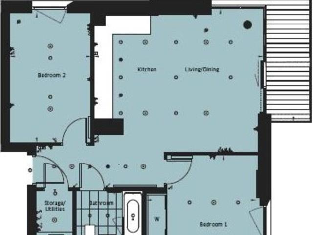 2 bedroom flat to rent on Pegler Square, London