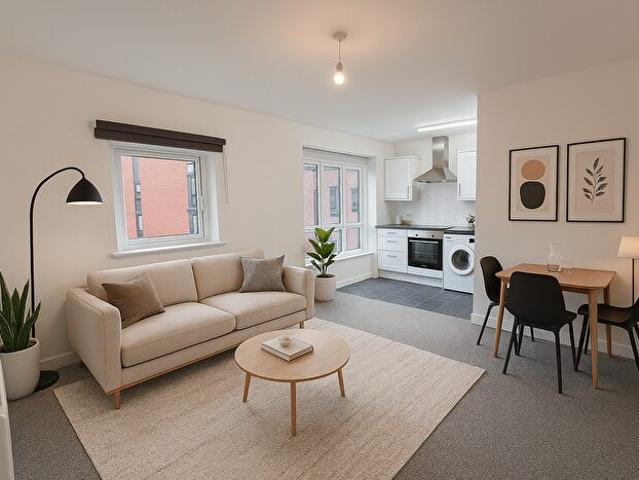 2 Bedroom Flat To Rent In Chardlace Walk, Nottingham, NG1