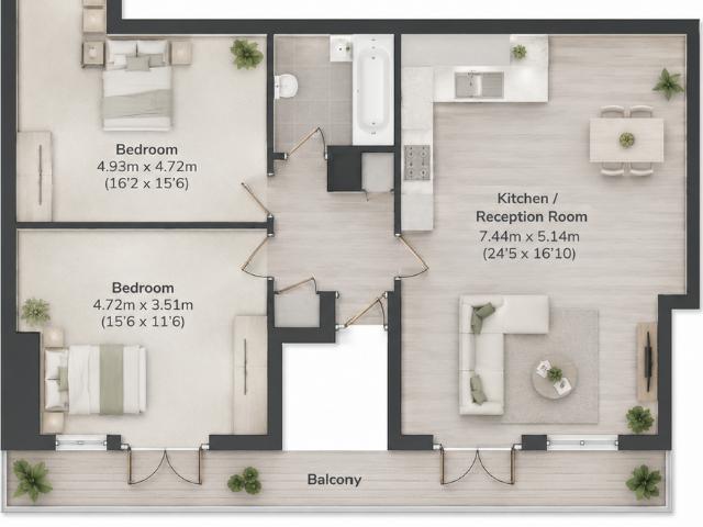 2 bedroom flat to rent