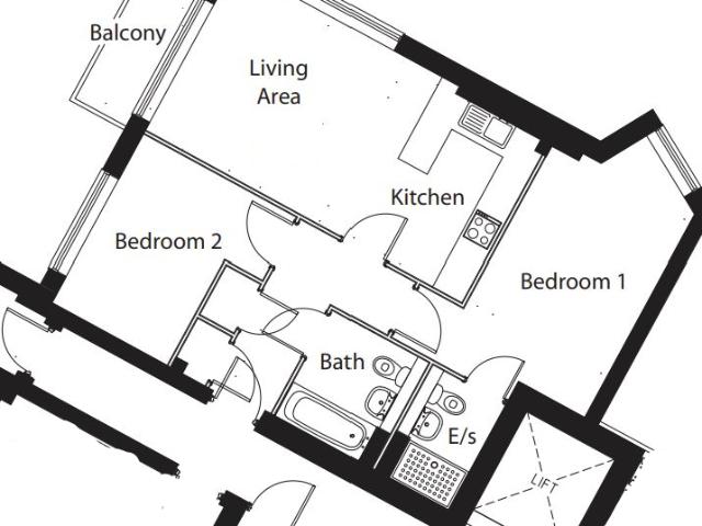 2 bedroom flat to rent