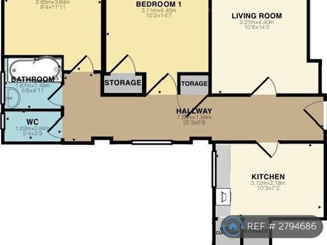 2 bedroom flat to rent
