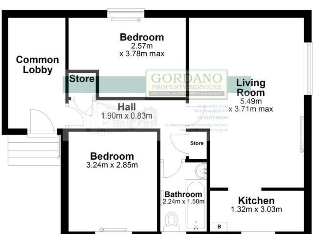 2 bedroom flat for sale