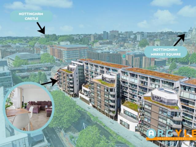 2 bedroom flat for sale in Canal Street, Nottingham, NG1