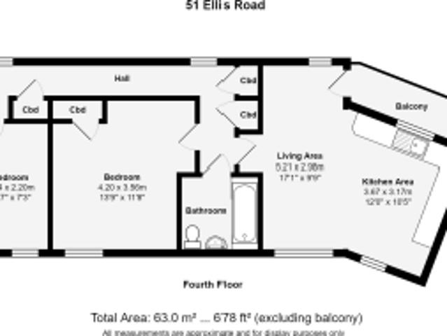 2 bedroom flat for sale in Ellis Road, Cambridge, CB2