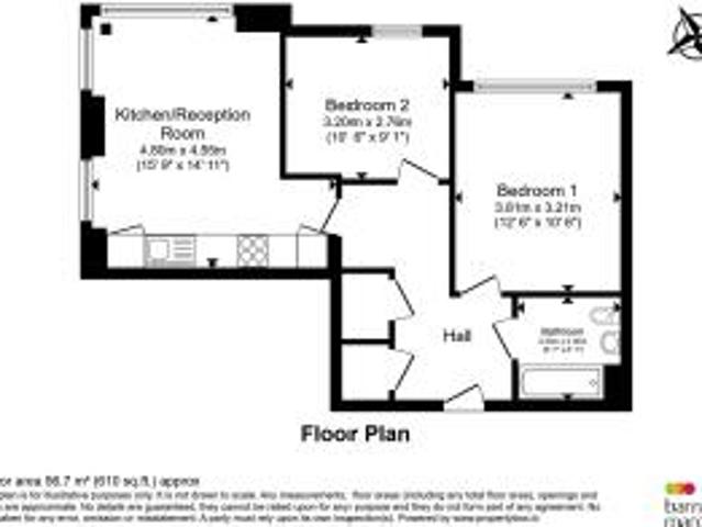 2 bedroom flat for sale in Gatton Road, London, SW17
