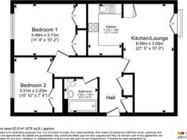 2 bedroom flat for sale in Shawbridge Street, Glasgow, G43