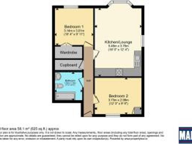 2 bedroom flat for sale in Strawberry Green, Portsmouth, Hampshire, PO2