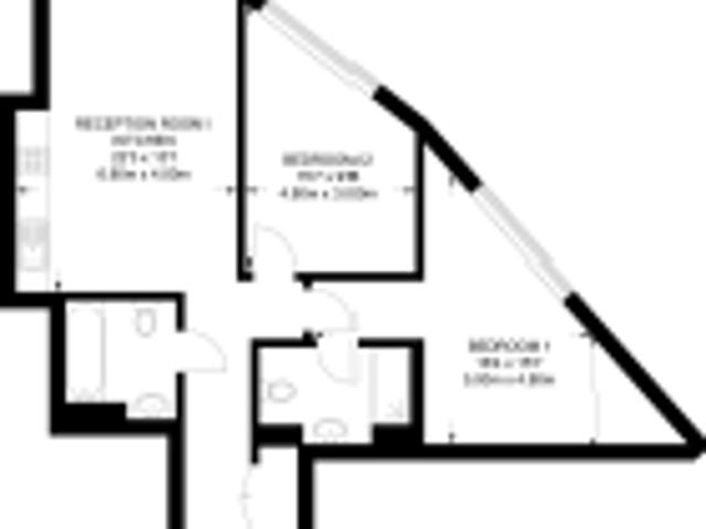 2 bedroom flat for rent in Walworth Road, Elephant and Castle, London, SE1