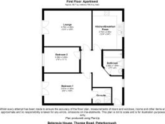 2 bedroom flat for rent in Belgravia House, Thorpe Road, Peterborough, PE3 6DF, PE3