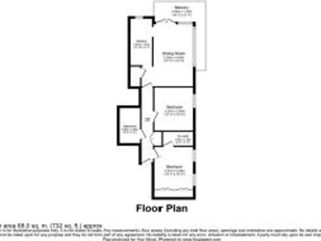 2 bedroom flat for rent in Cross Street, Portsmouth, PO1