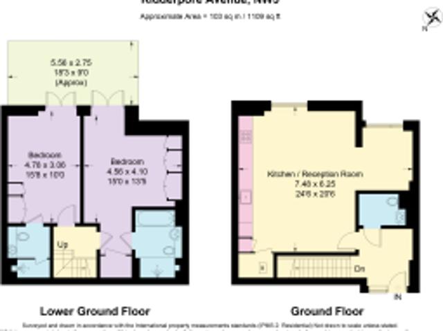 2 bedroom flat for rent in Hampstead Manor, Kidderpore Avenue, Hampstead, London, NW3