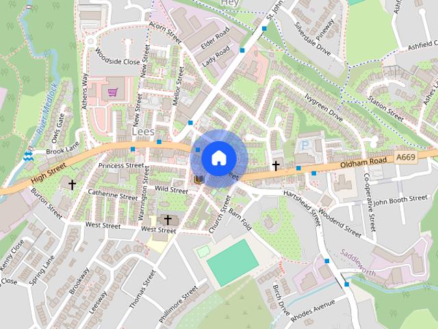 2 Bedroom Flat For Rent in High Street, Lees, Oldham