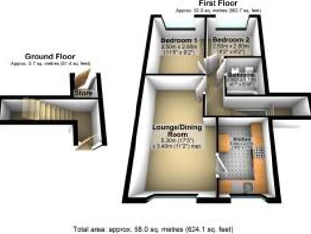 2 bedroom flat for rent in Kerscott Road, Manchester, M23