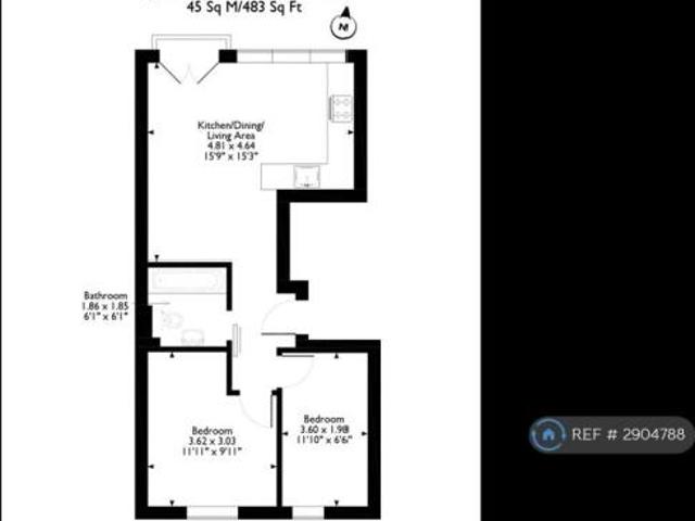2 bedroom flat for rent in New Cross Road, London, SE14