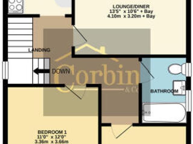 2 bedroom flat for rent in Orcheston Road, Bournemouth, BH8 8, BH8