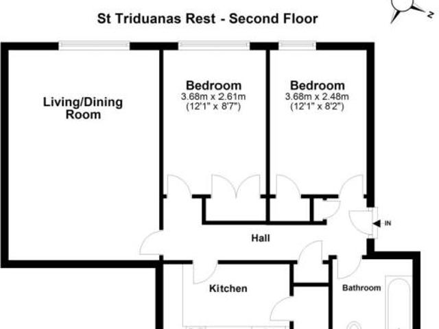 2 bedroom flat for rent in St Triduanas Rest, Edinburgh, EH7