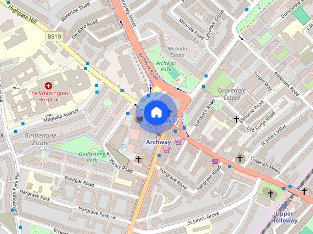 2 bedroom flat in Rowan Walk, London, N19 2 bed #2893175
