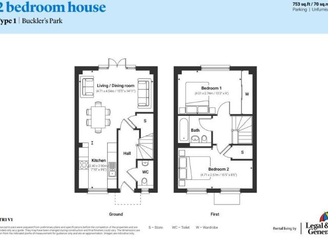 2 bedroom house to rent