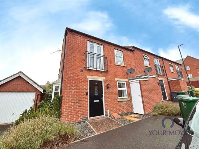 2 Bedroom House To Rent In Easton Court, Church Gresley, Swadlincote, Derbyshire, DE11