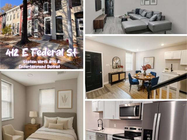 2 Bedroom Home for Rent at 412 E Federal St, Baltimore, MD 21202 Greenmount West