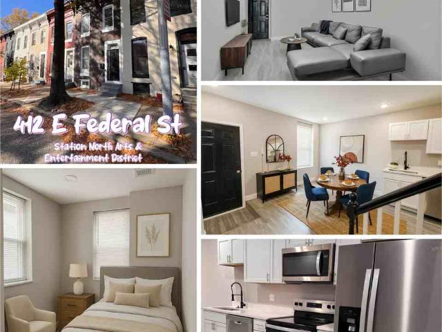 2 Bedroom Home for Rent at 412 E Federal St, Baltimore, MD 21202 Greenmount West