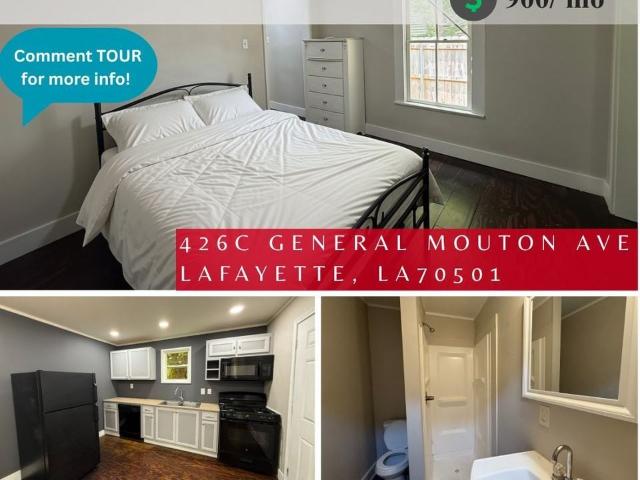 2 Bedroom Home for Rent at 426 General Mouton Ave #C, Lafayette, LA 70501