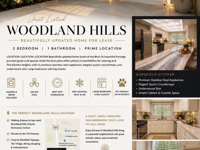 2 Bedroom Home for Rent at 5177 Topanga Canyon Blvd #1, Los Angeles, CA 91364 Woodland Hills Warner Center