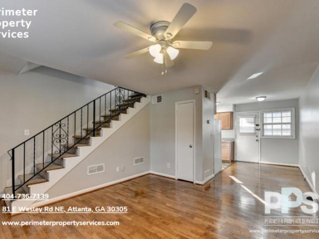 2 Bedroom Home for Rent at 81 E Wesley Rd Ne #2, Atlanta, GA 30305 Peachtree Heights East