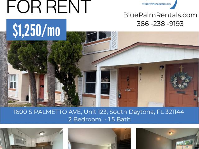 2 Bedroom Home for Rent at 1600 S Palmetto Ave, South Daytona, FL 32119