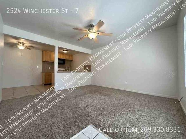 2 Bedroom Home for Rent at 2524 Winchester Dr #7, Lodi, CA 95240