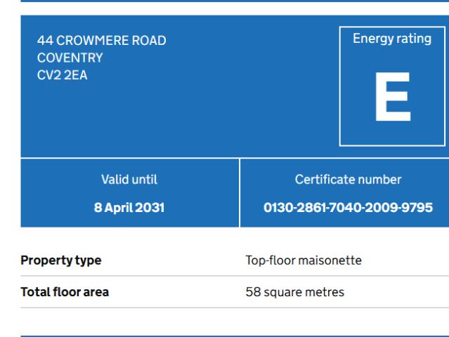 2 bedroom maisonette to rent