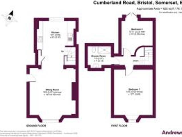2 bedroom maisonette for sale in Cumberland Road, Bristol, Somerset, BS1