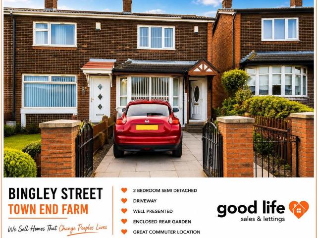 2 bedroom semi detached house for sale