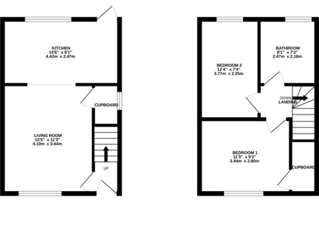 2 bedroom semi detached house for sale