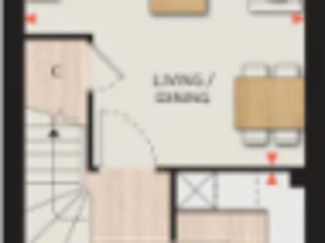 2 bedroom semi detached house for sale in The Adler, Eastbrook Village, Milton Keynes, MK16