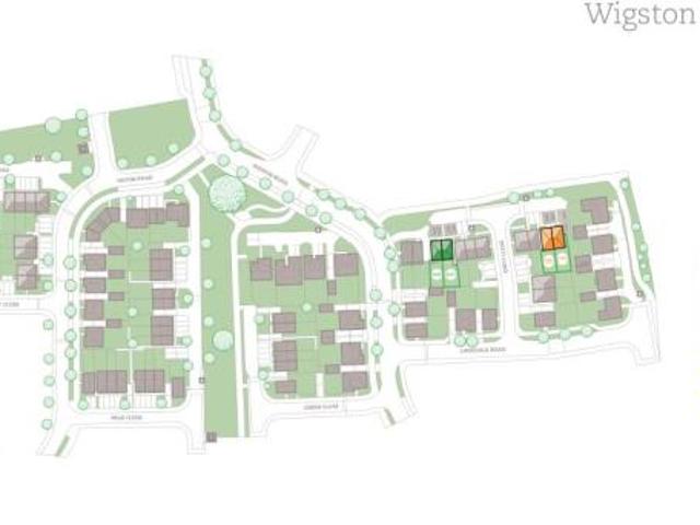 2 bedroom semi detached house for sale in Plots D277 and D278, Grey Close, Wigston Meadows, Wigston, Leicestershire, LE18 3AZ, LE18