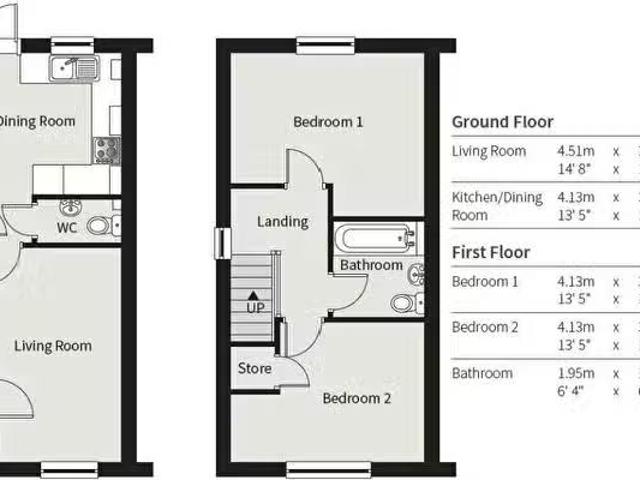 2 Bedroom Semi Detached House For Sale In St Mary's Place, Duk.