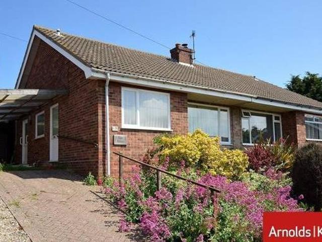 2 bedroom semidetached bungalow for sale in Beck Close Weybourne Holt NR25
