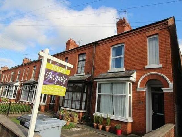 2 bedroom semidetached house for rent in Millstone Lane Nantwich Cheshire CW5