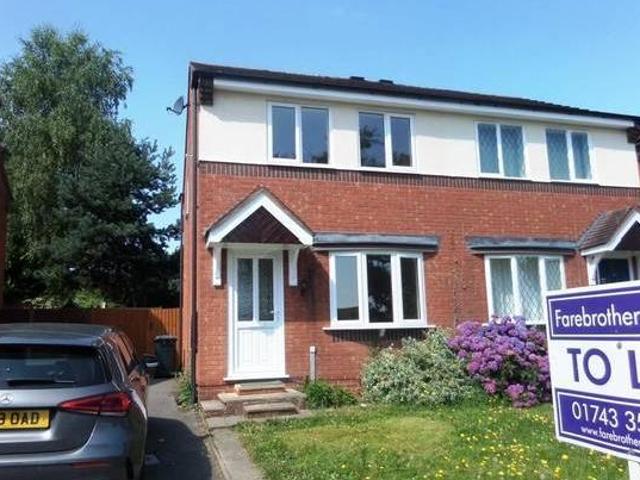 2 bedroom semidetached house for rent in Leabank Close Shrewsbury Shropshire SY1