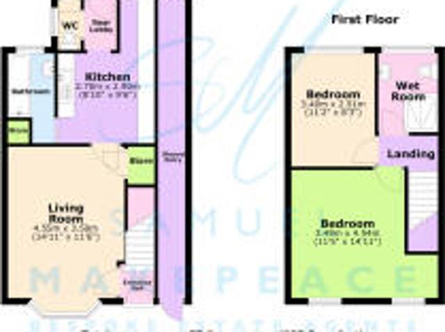 2 bedroom town house for sale in Richards Avenue, Tunstall, Stoke on Trent, ST6