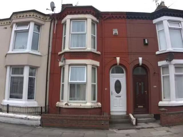 2 bedroom terraced house for rent in 21 Olney Street, Liverpoo.