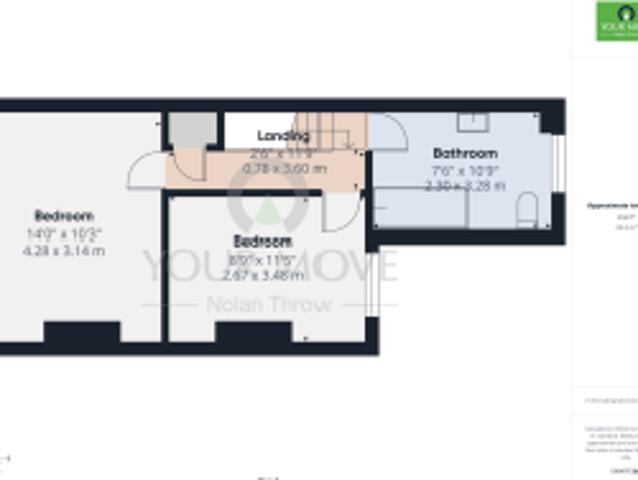 2 bedroom terraced house for rent in Allen Road, Northampton, Northamptonshire, NN1