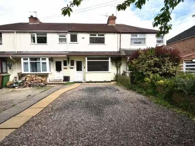 2 bedroom terraced house for rent in Bickenhill Lane, Marston.